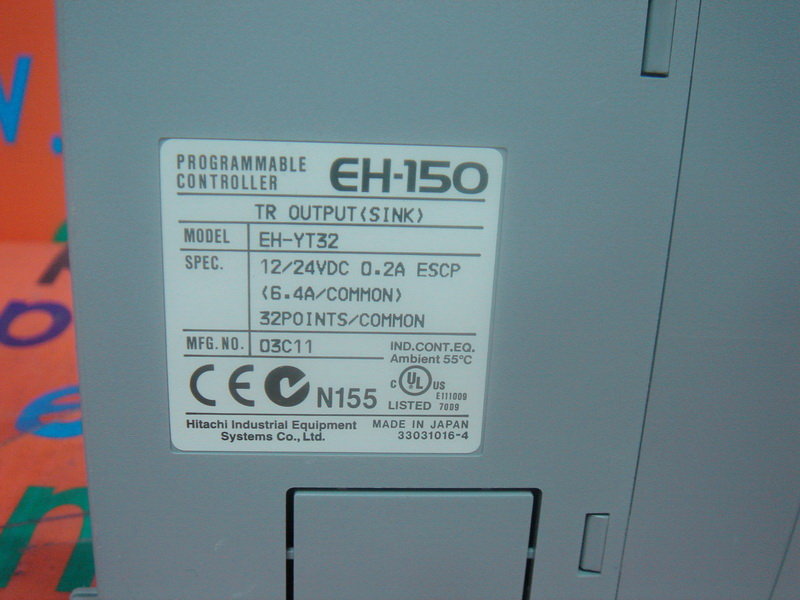 HITACHI PROGRAMMABLE CONTROLLER TR OUTPUT EH-YT32 - PLC DCS SERVO Control MOTOR POWER SUPPLY IPC ...